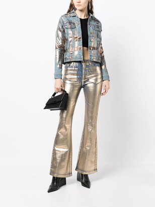 Madison.Maison Metallic Denim Jacket - ShopStyle