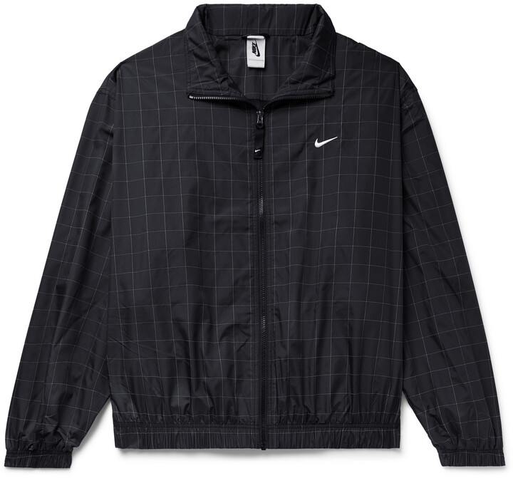 Nike Nikelab Flash Reflective Checked Shell Track Jacket - ShopStyle