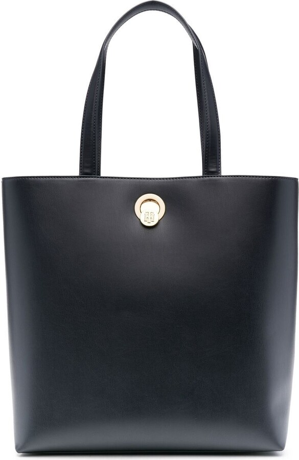Tommy Hilfiger Logo-Plaque Tote Bag - ShopStyle
