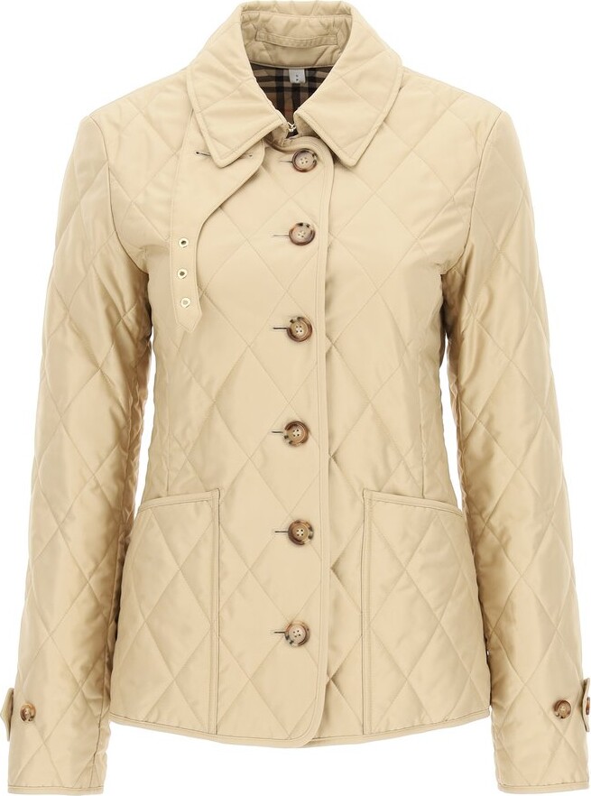 Burberry Diamond Quilted Jacket - ShopStyle