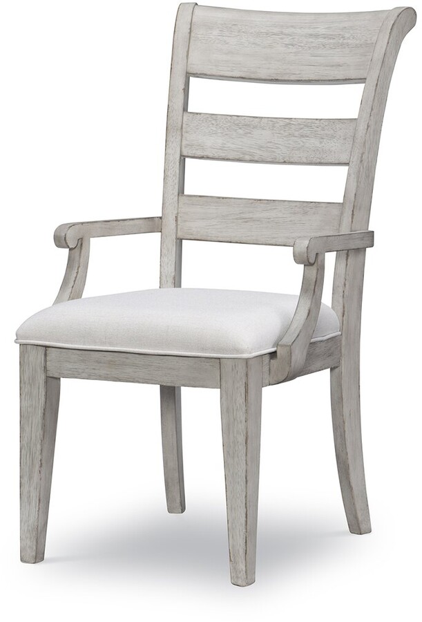 Legacy Classic Belhaven Ladder Back Arm Chair (Set Of 2) In Weathered ...