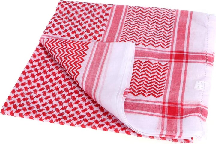 VALICLUD Arabic Men Cover Shawls Scarf Middle East Keffiyeh Arabia ...