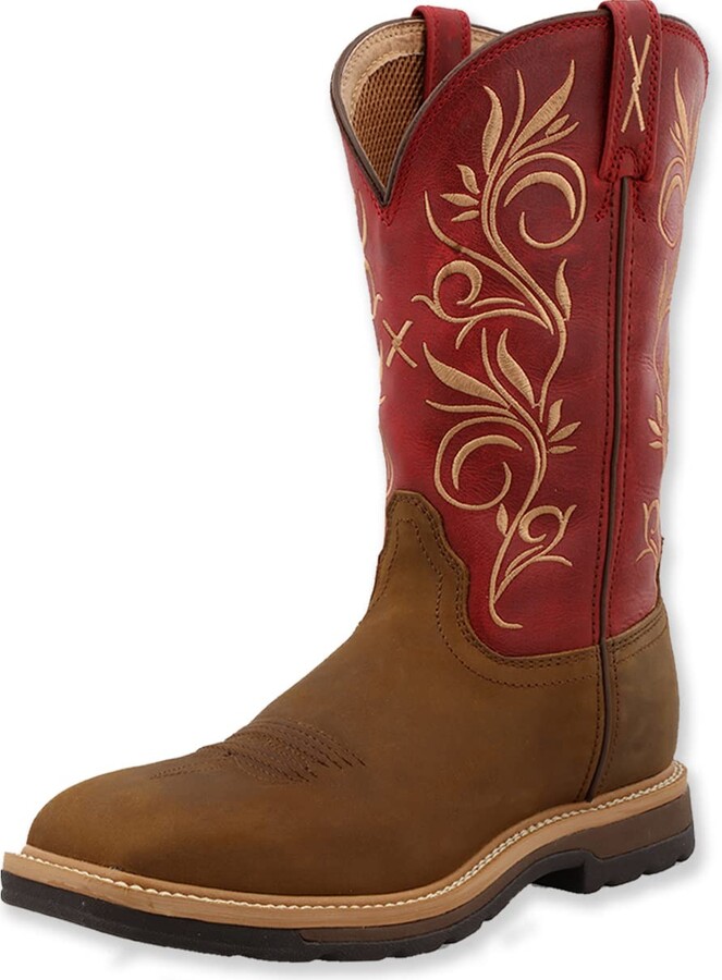 Twisted X Women’s 11” Pull On Work Boot - Mud Boots Designed with Full ...