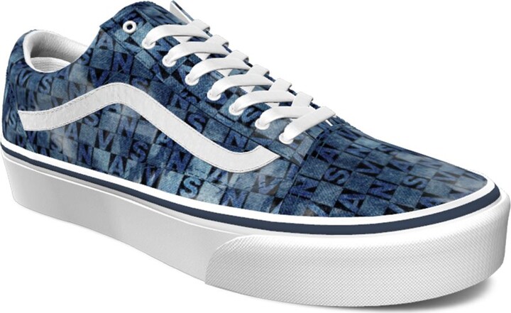 Vans Customs Monoboard Old Skool Platform - ShopStyle Low Top Sneakers