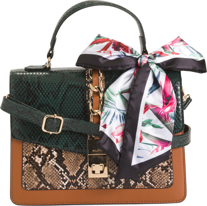 Aldo Cailla Top Handle Shoulder Bag With Scarf - ShopStyle