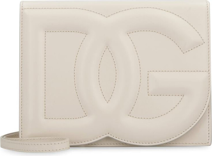 Dolce & Gabbana Logo Leather Crossbody Bag - ShopStyle