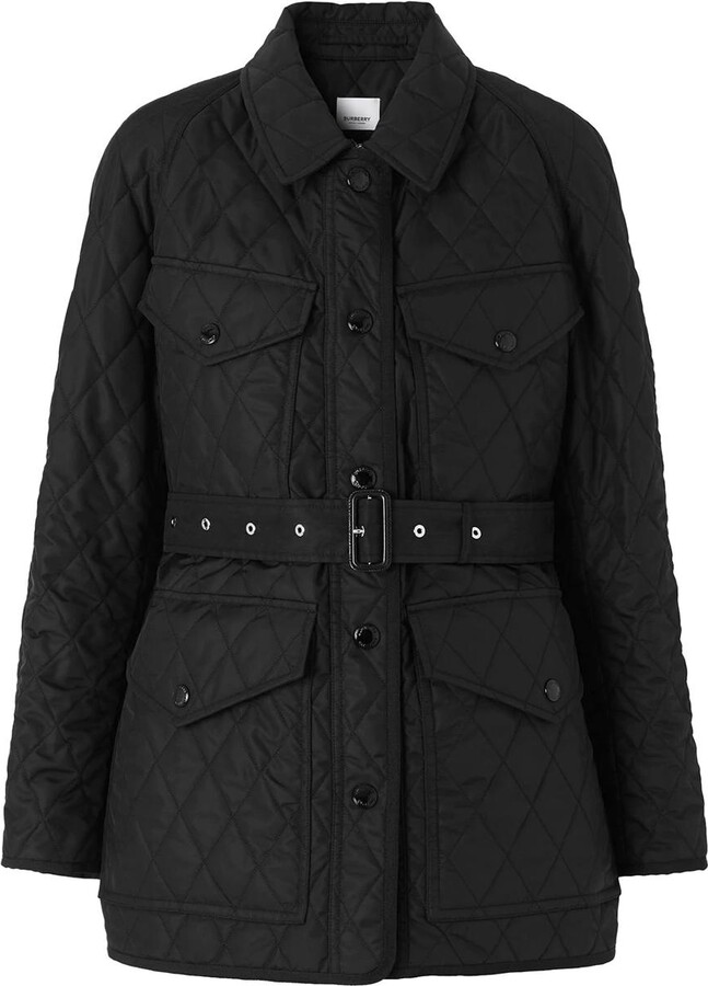 Burberry diamond quilted field jacket - ShopStyle