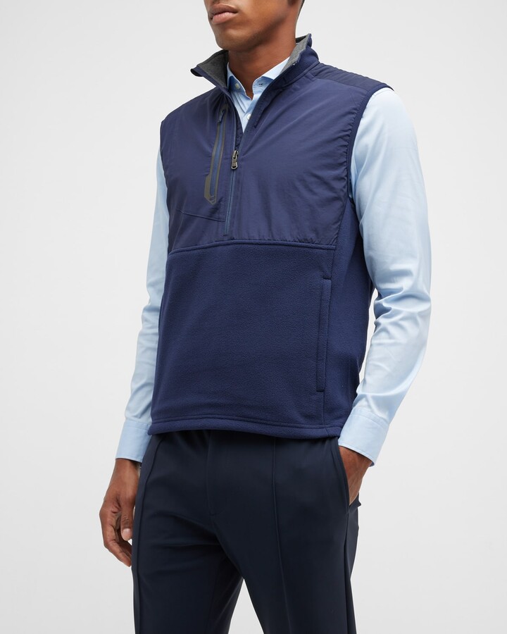 RLX Ralph Lauren Men's Performance Fleece Half-Zip Vest - ShopStyle ...