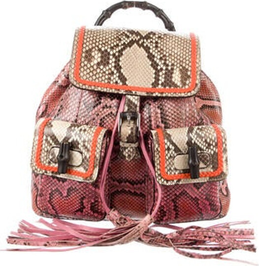 Gucci Python Daily Backpack - ShopStyle