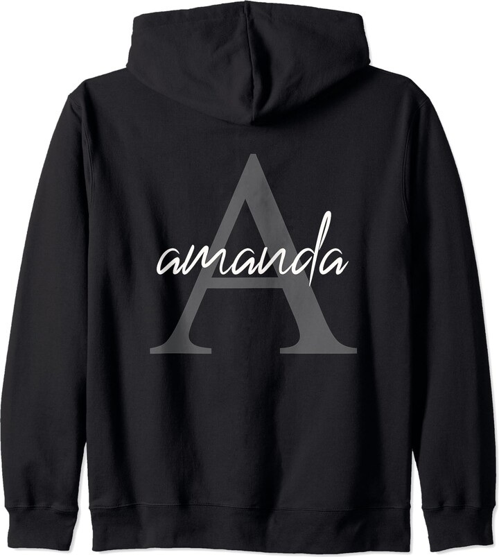 Amanda Monogram Collection Amanda Initial Letter Monogram Aesthetic ...