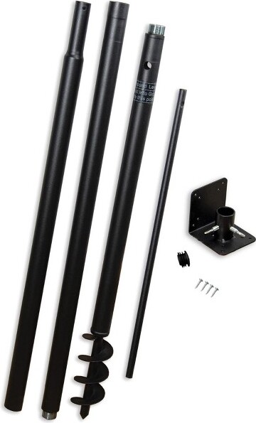 SQUIRREL STOPPER Universal Mounting Pole Kit - Great for Post-Mounted ...