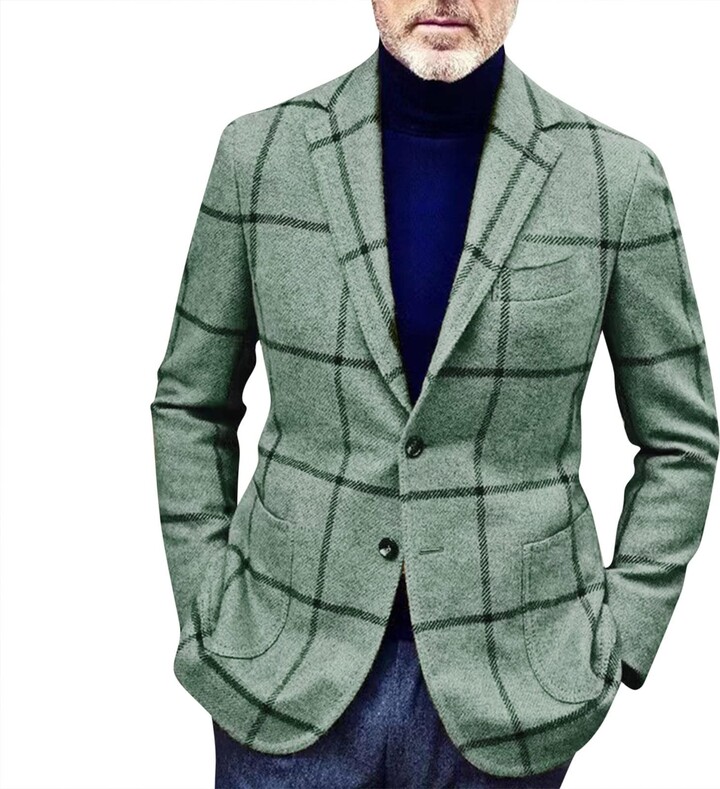 Genérico Formal Suits Men Solid Color PU One Button Open Cut Slim Fit ...