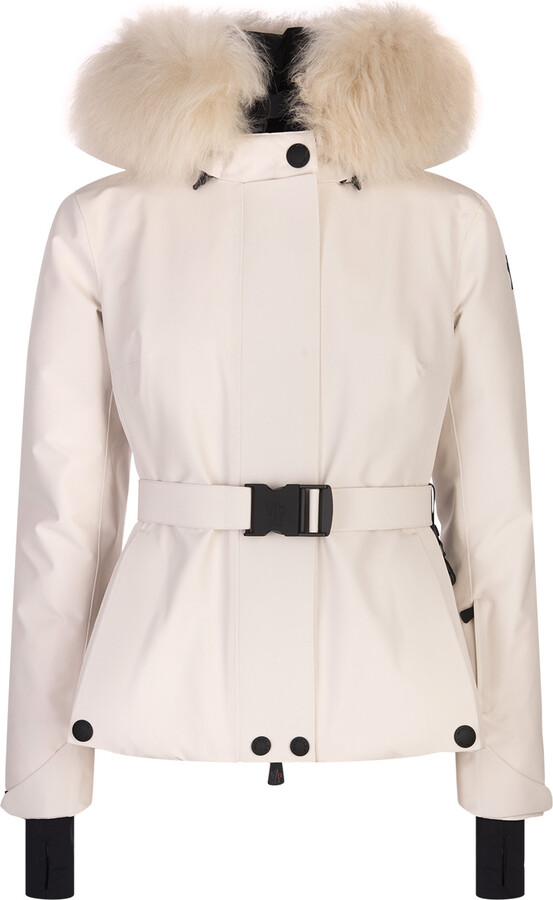 MONCLER GRENOBLE Laplance Ski Jacket In Ivory White Gore-tex ...