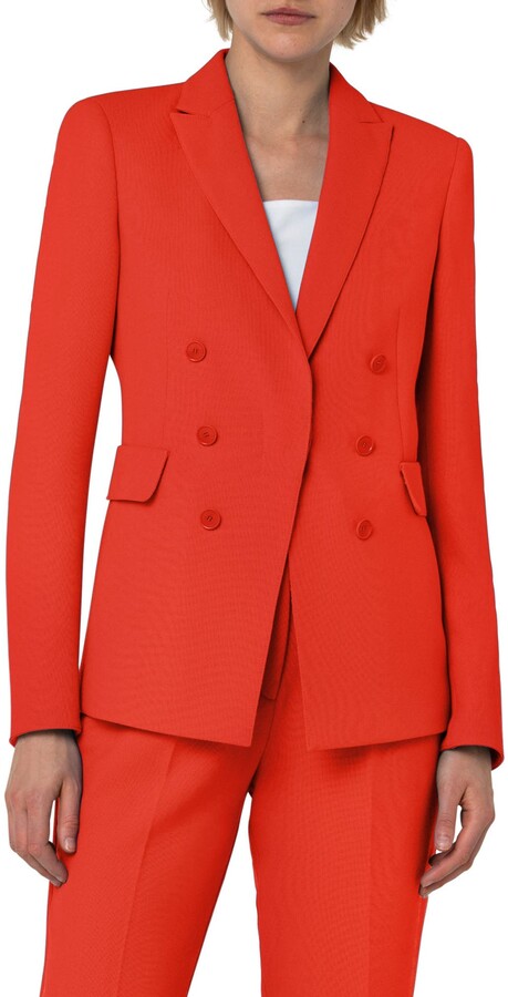 Akris Punto Cutaway Stretch Crepe Jacket - ShopStyle