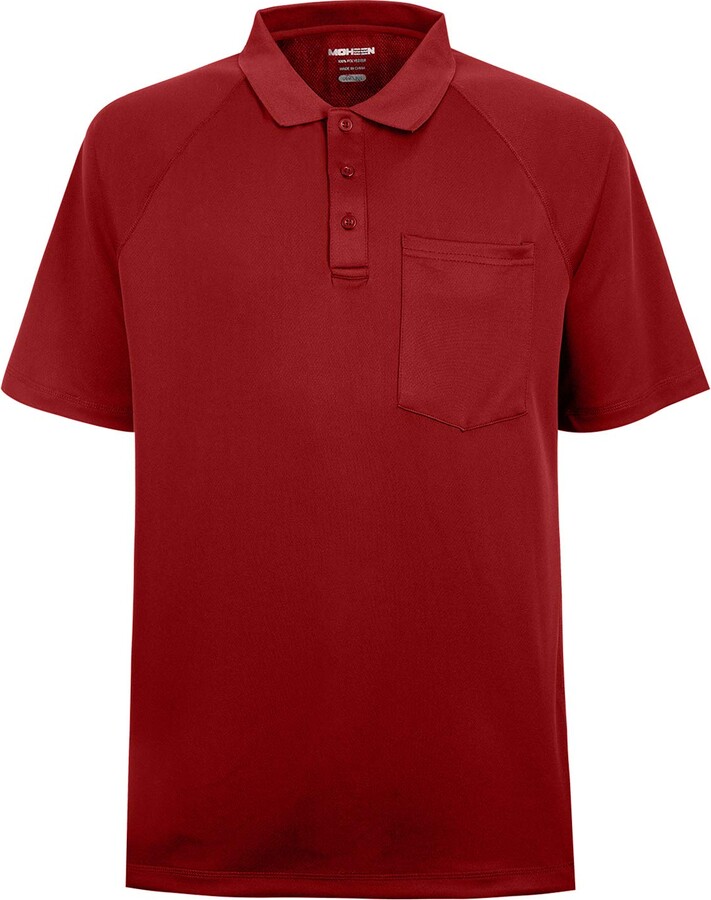 Moheen Men's Polo Shirts Wicking Big and Tall Shirt Plus Sizes S to 5XL ...