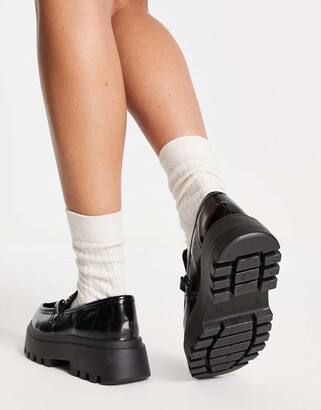 ASOS MORE TIME Flatform Loafers - ShopStyle Flats