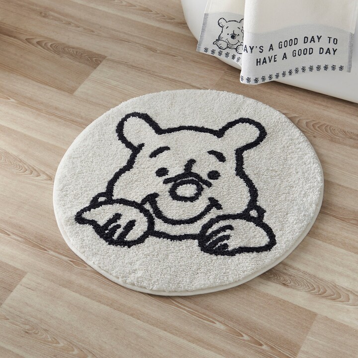Dunelm Disney Winnie the Pooh Circle Bath Mat White - ShopStyle