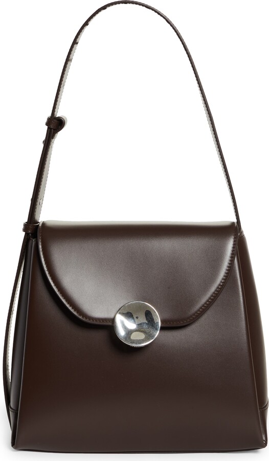 Jil Sander Victor Small Leather Shoulder Bag - ShopStyle