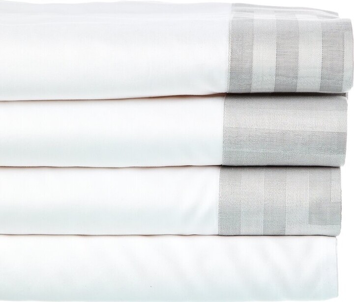 Dea Italian Linens Noah Jacquard 600 Thread Count Sheet Set - ShopStyle