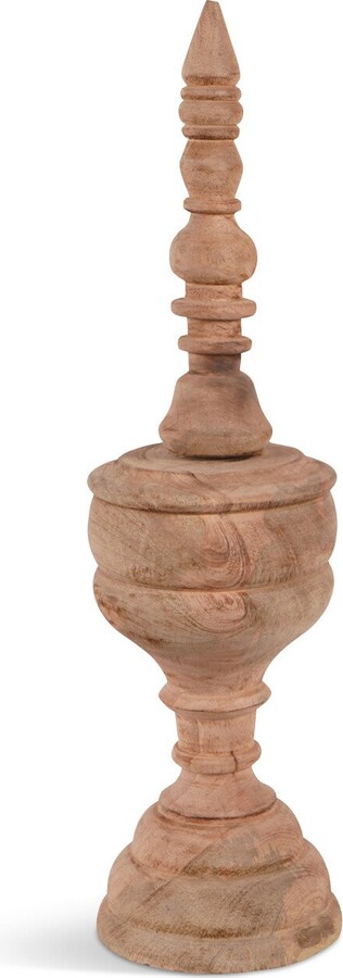 Libra Interiors Hand Carved Wooden Sculpture Large - ShopStyle Baskets ...