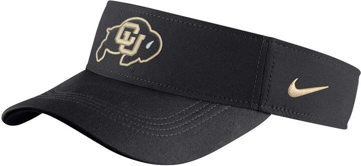 Nike Men's Colorado Buffaloes Black Sideline Performance Visor ...