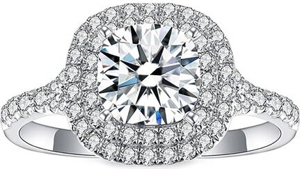 Liv Oliver Silver Plated Cz Statement Ring - ShopStyle