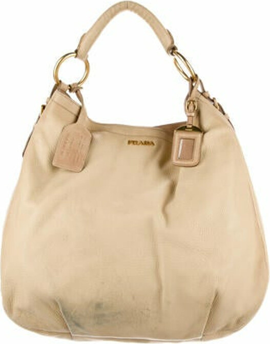 Prada Cervo Antik Hobo - ShopStyle