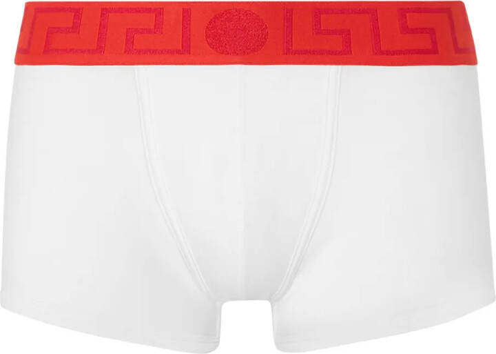 Versace Greca Border boxers - ShopStyle