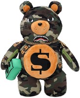 Sprayground Camo Tattooed Money Bear Backpack - ShopStyle