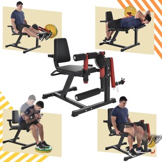 Simplie Fun Leg Extension and Curl Machine - Leg Exercise Machine with ...