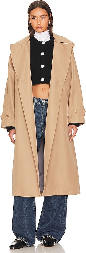 Essentiel Antwerp Enkel Double Breasted Raincoat - ShopStyle Coats