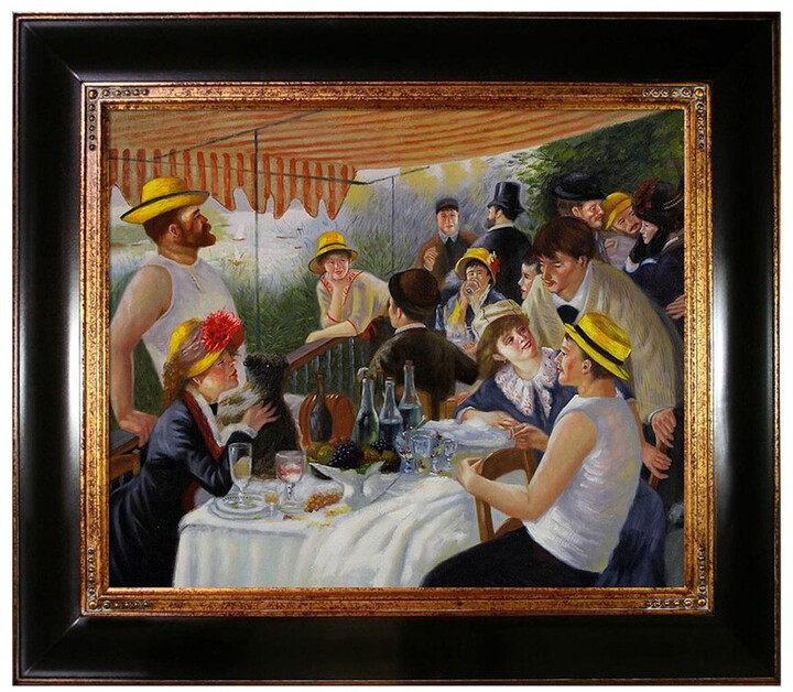 Hand-Painted Museum Masters Luncheon Of The Boating Party By Pierre ...