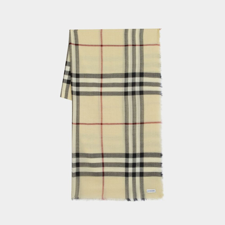 Burberry Giant Check Scarf - ShopStyle Scarves & Wraps