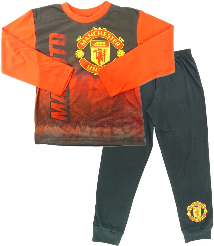 Thingimijigs Manchester United Football Club Red Devils Boys Pyjamas 5 ...