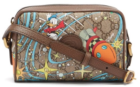 Gucci X Disney Donald Duck Gg Supreme Cross-body Bag - Brown Multi ...