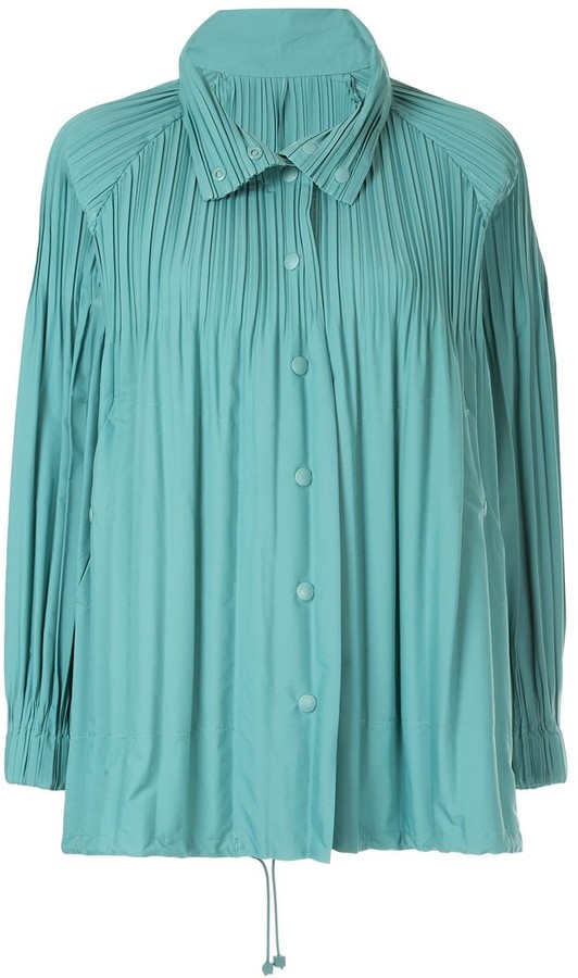 Pleats Please Issey Miyake Jaunty jacket - ShopStyle