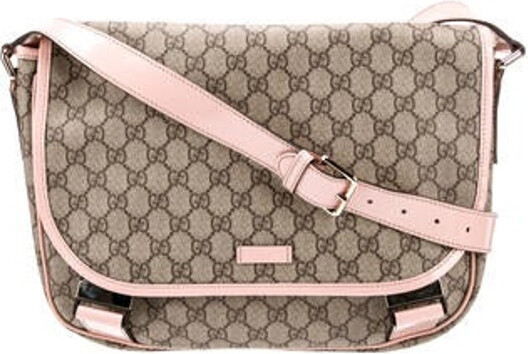 Gucci GG Supreme Flap Messenger Bag - ShopStyle