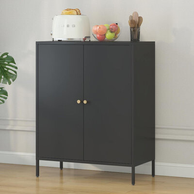 Ophelia & Co. Kitchen Buffet Server Table Accent Sideboard Cupboard ...