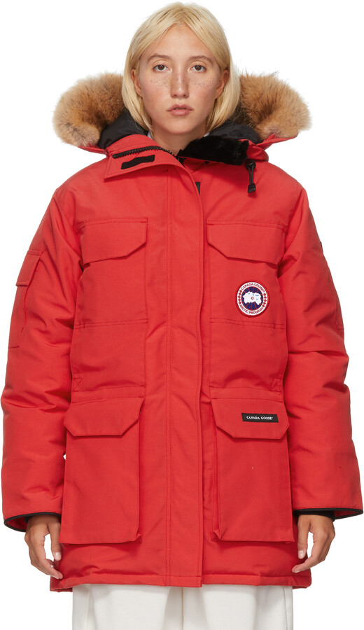 Canada Goose Red Down Expedition Parka - ShopStyle Outerwear