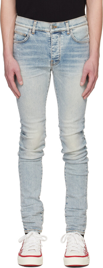 Amiri Indigo Stack Jeans - ShopStyle