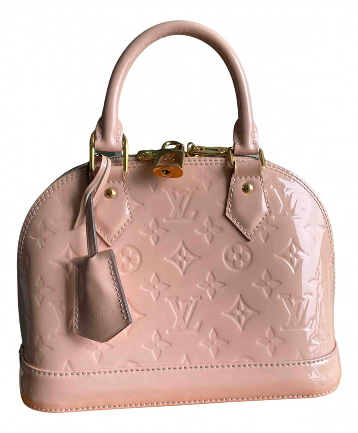Louis Vuitton pink Patent leather Handbags - ShopStyle Bags