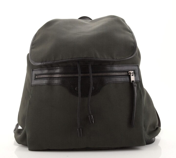 Balenciaga Classic Traveler Backpack Canvas with Leather Small - ShopStyle