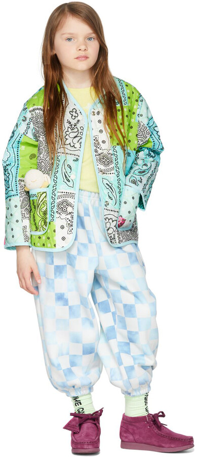 Luckytry Kids Blue Unique Paisley Jacket - ShopStyle Girls' Outerwear