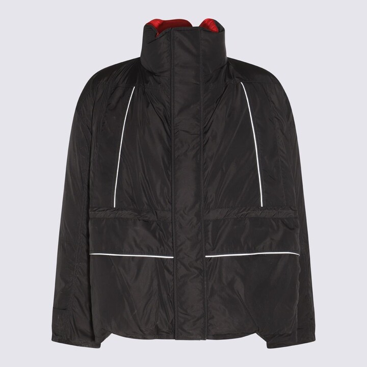 Balenciaga Black Down Jacket - ShopStyle