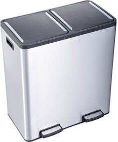 The Step N' Sort 18.5 Gallon Step On Multi-Compartments Trash ...