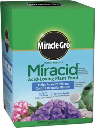 Scotts Miracle-Gro Water Soluble Miracid Acid-Loving Plant Food, 1lb ...