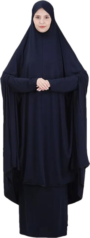 Generic Women Eid Hooded Muslim Hijab Dress Prayer Garment Gowns 2 ...