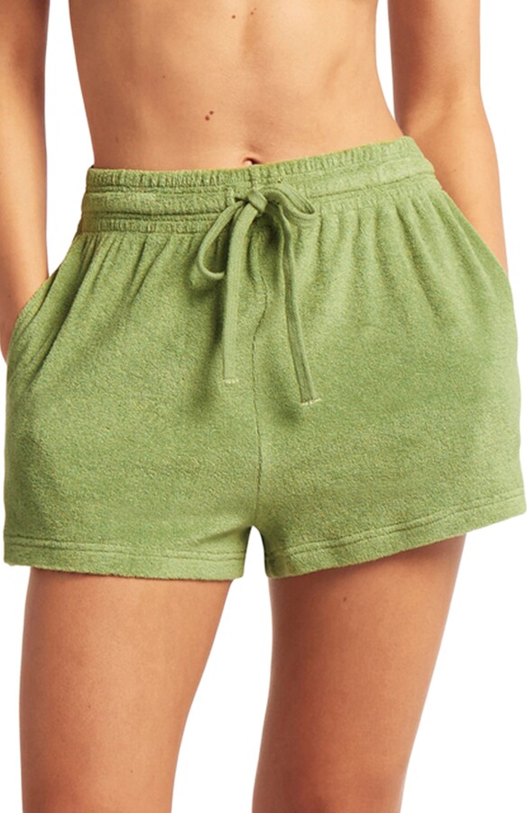 Sea Level Safter Terry Knit Cover-Up Shorts - ShopStyle