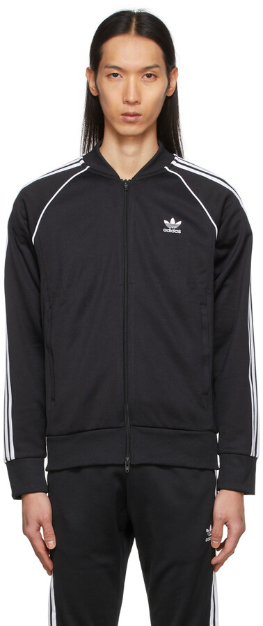 adidas Black Adicolor Classics SST Jacket - ShopStyle