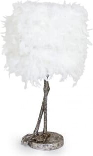 The Home Collection Antique Large Bird Leg Table With White Fea - ShopStyle